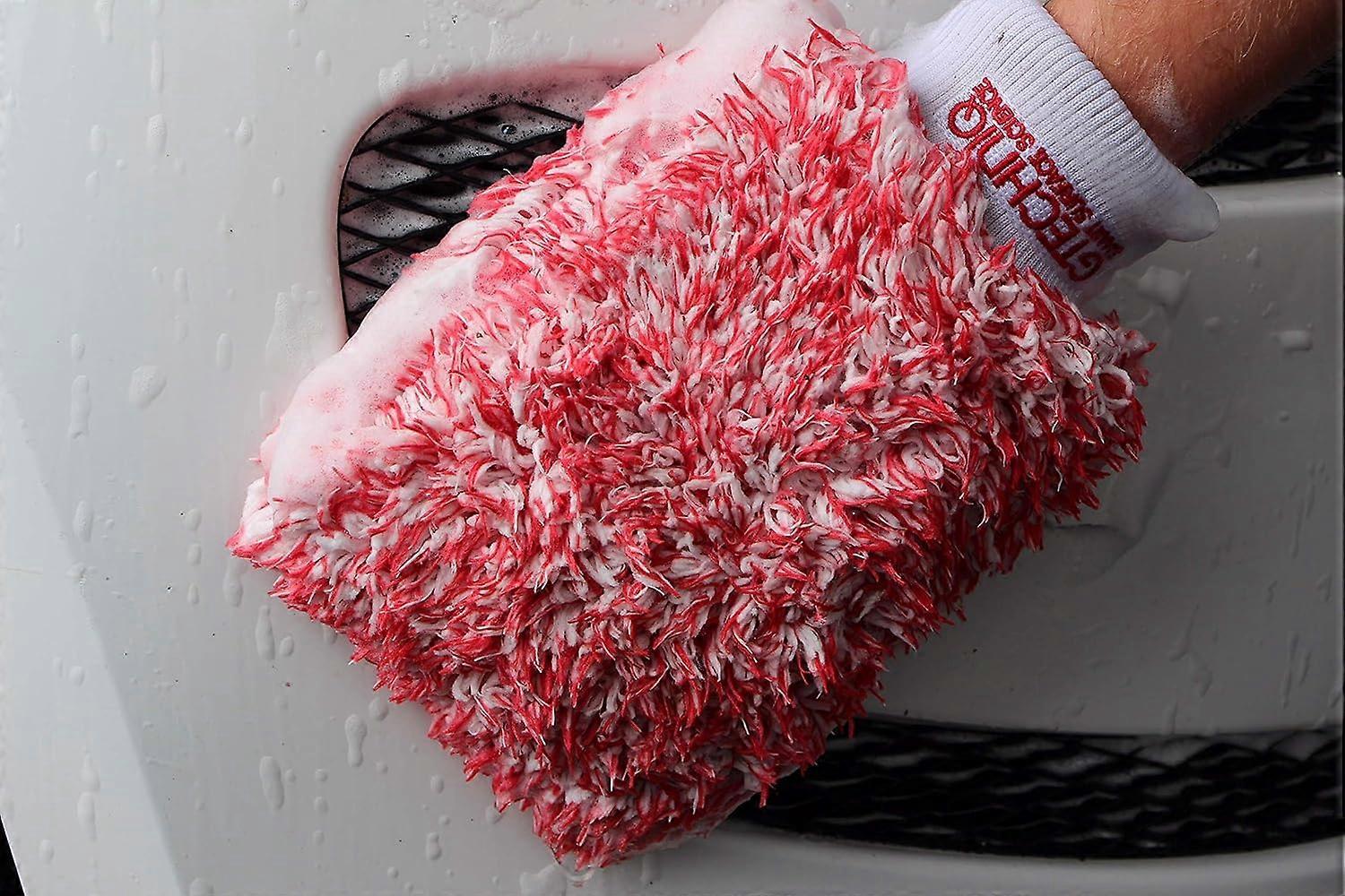 Microfibre Wash Mitt-Ultra Low Friction Washcloth,Soft Glide Minimises ...