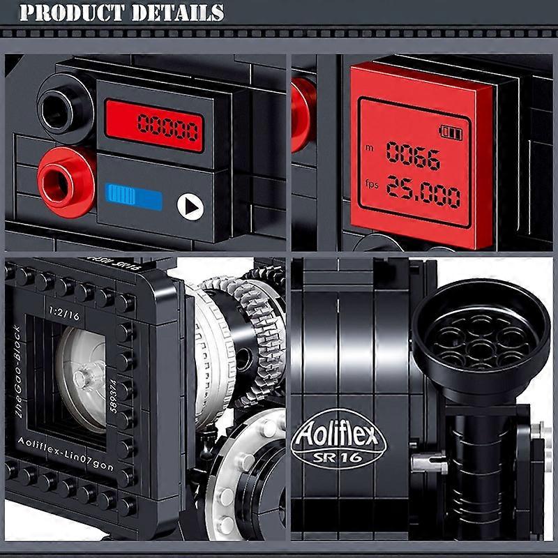 XIANRENGE Camera Series Building Blocks Retro Camera Digital Camera ...