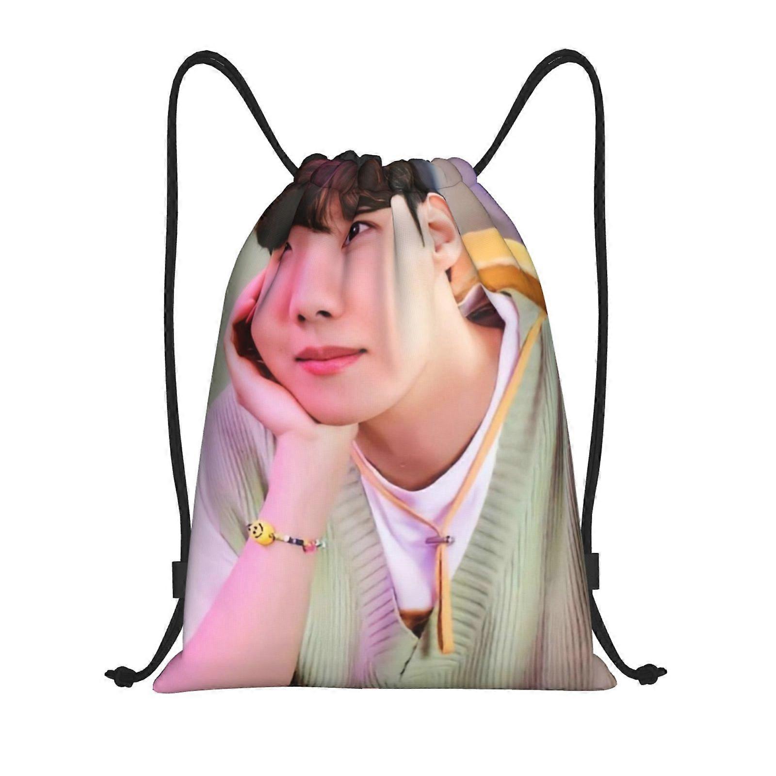 BTS j-hope (3) Drawstring Bag Student Pocket Boy Girl Backpack Storage ...