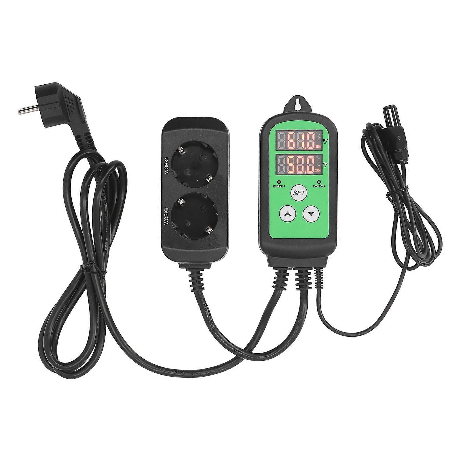 1500W Humidity Controller Pre Wired Digital Humidity Regulator Dual LED ...