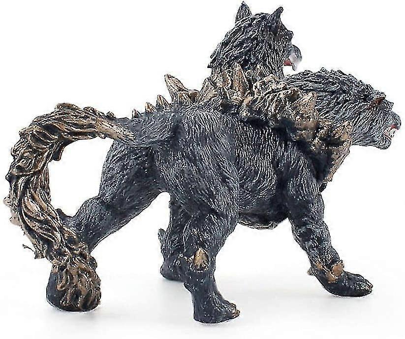 Tvåhövdade Eldrador Creatures Hellhound Toys Action Figuriner Mytiska ...