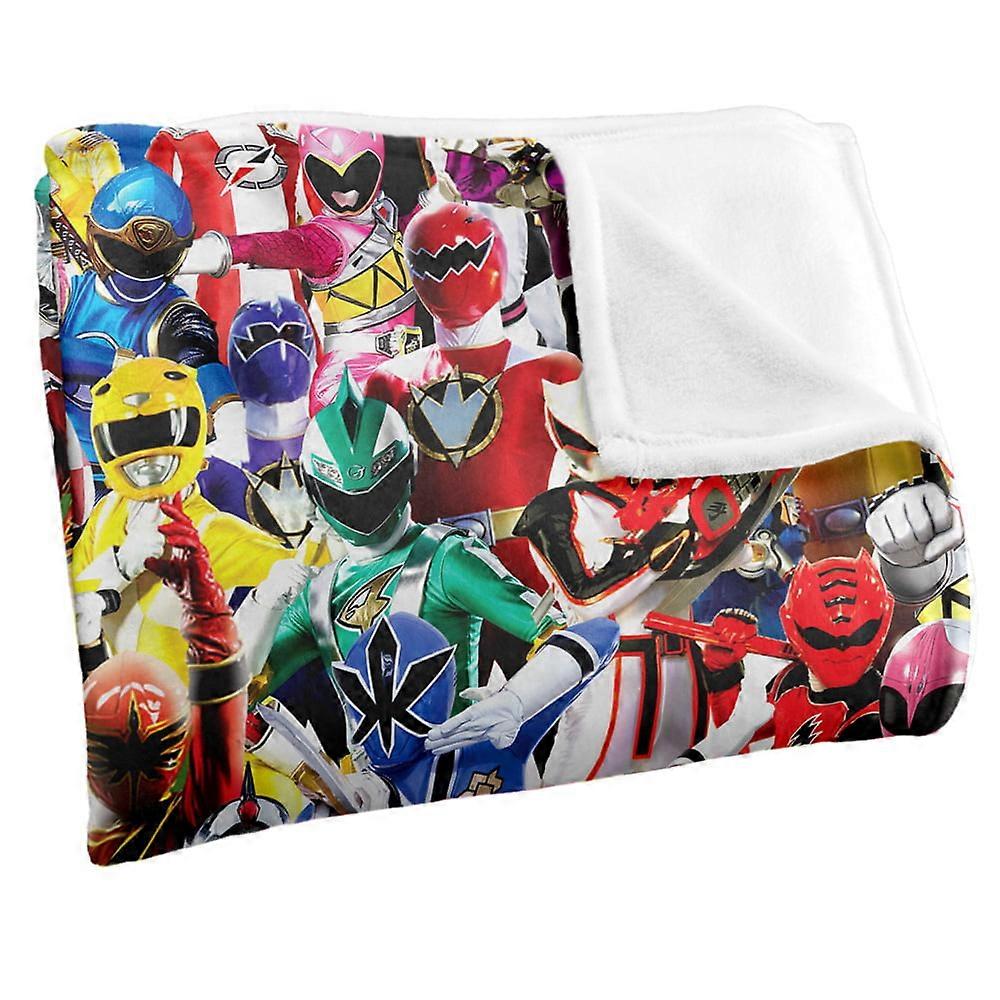 Power Rangers Crowd of Rangers Officially Licensed Silky Touch Super ...