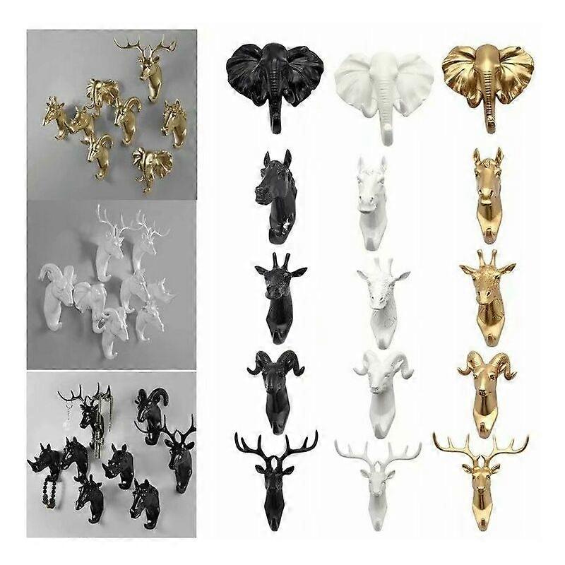 Key Animal Coat Rack Black Deer, 18.5*17CM | Fruugo UK
