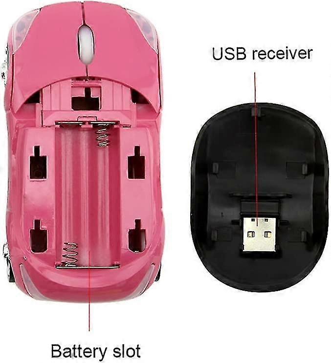 2.4ghz Wireless Mouse Cool 3d Sport Car Shape Ergonomic Optical Mice ...