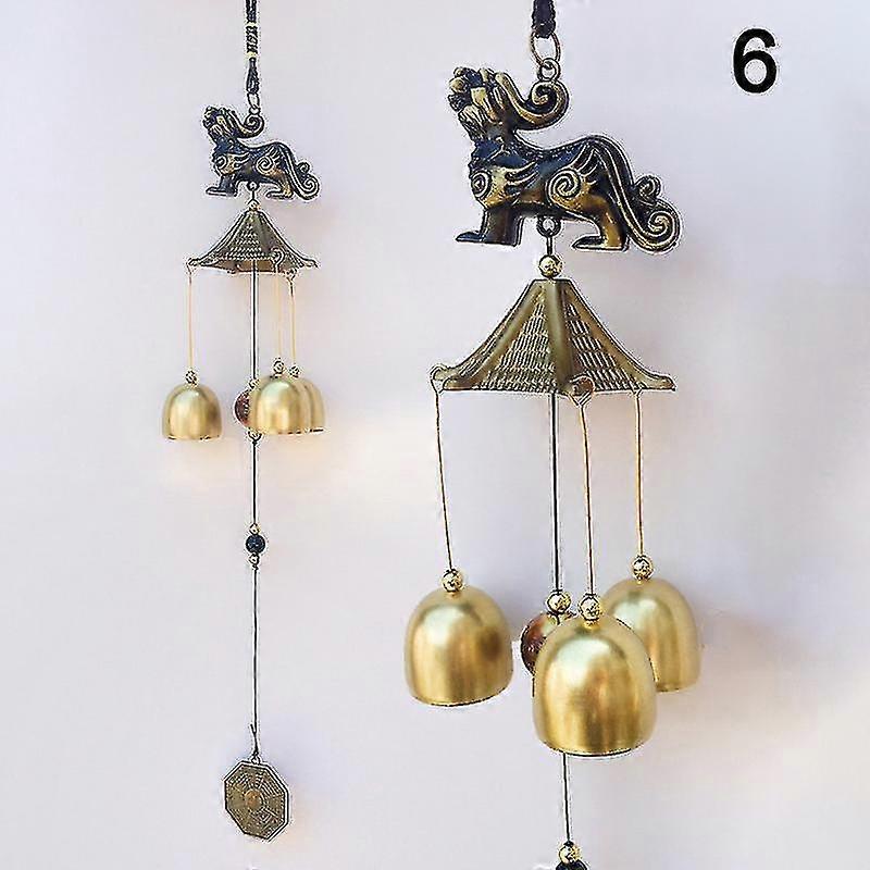 1pcs Antique Wind Chime Copper Yard Garden Outdoor Living Decoration ...