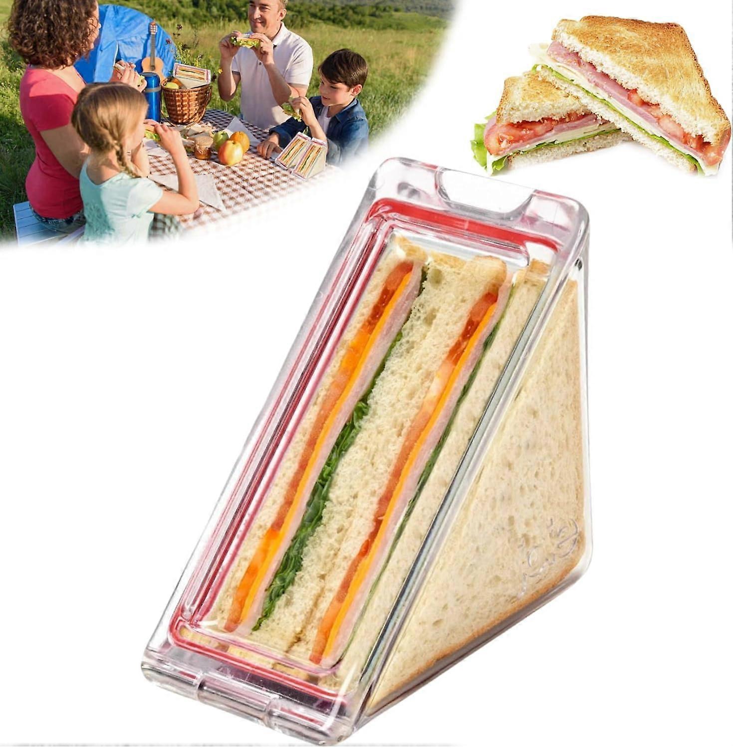 Triangle Sandwich Container, Triangle Sandwich Container Reusable ...