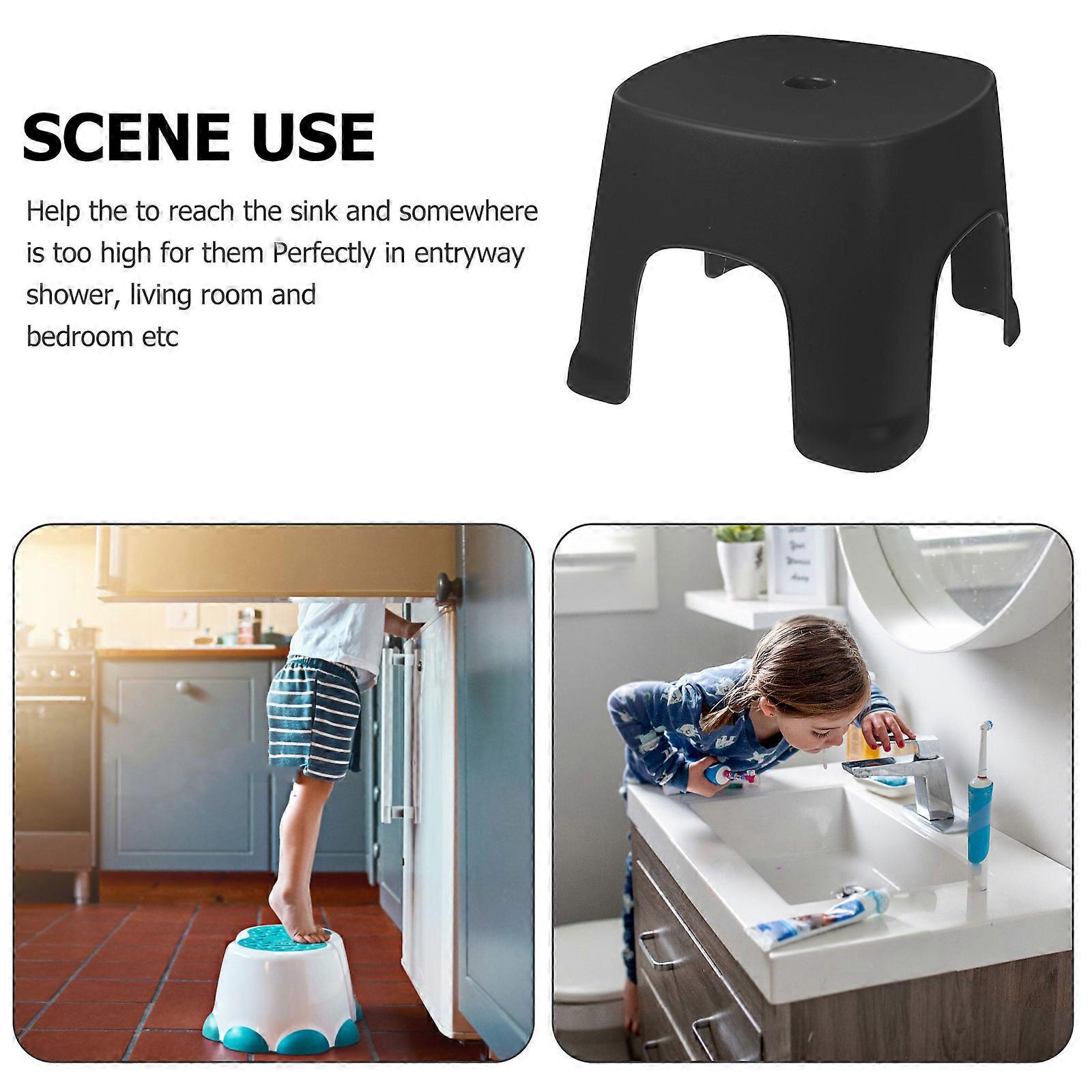 Household Foot Stool Toilet Stepping Foot Stool Plastic Bathroom Foot ...