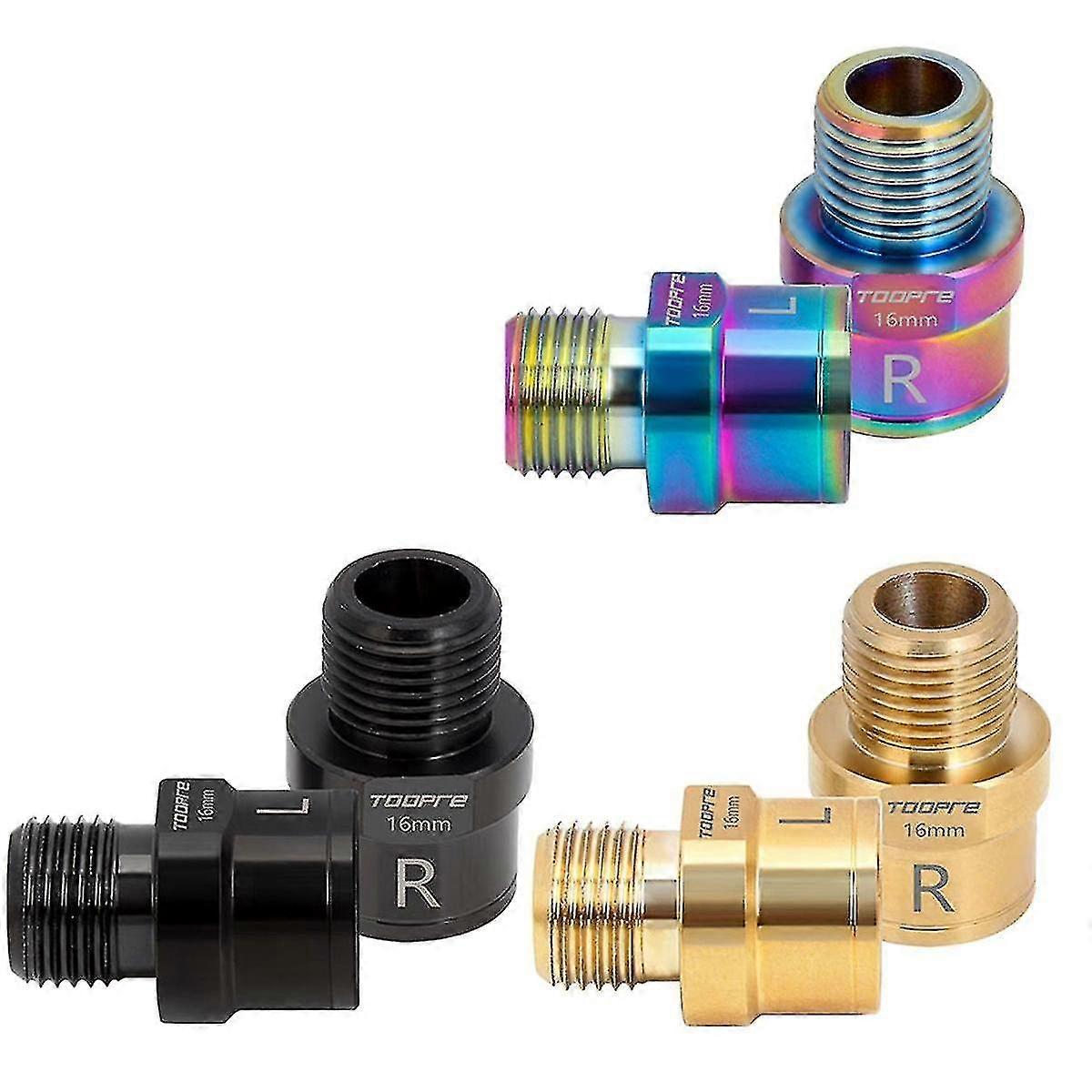 Bicycle Pedal Extension Bolts Spacers Extender Pedal Axle Crank ...