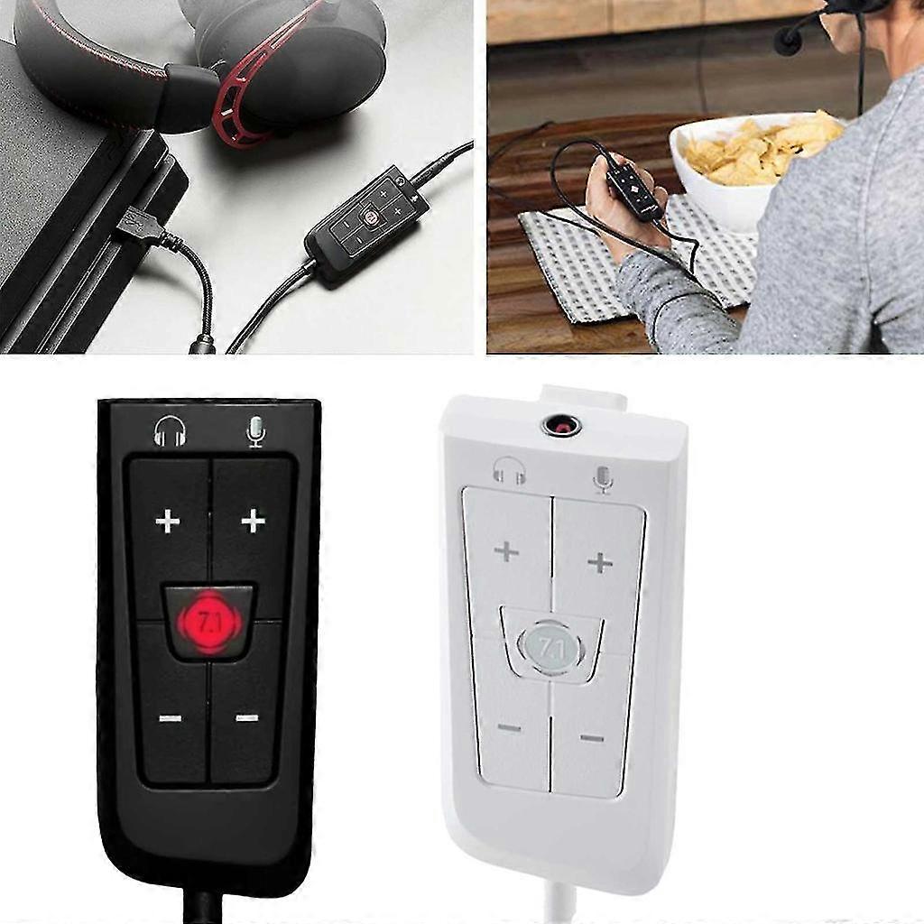 7.1 Virtual Sound Card Amp Dsp Usb External Audio Adapter For Hyperx ...