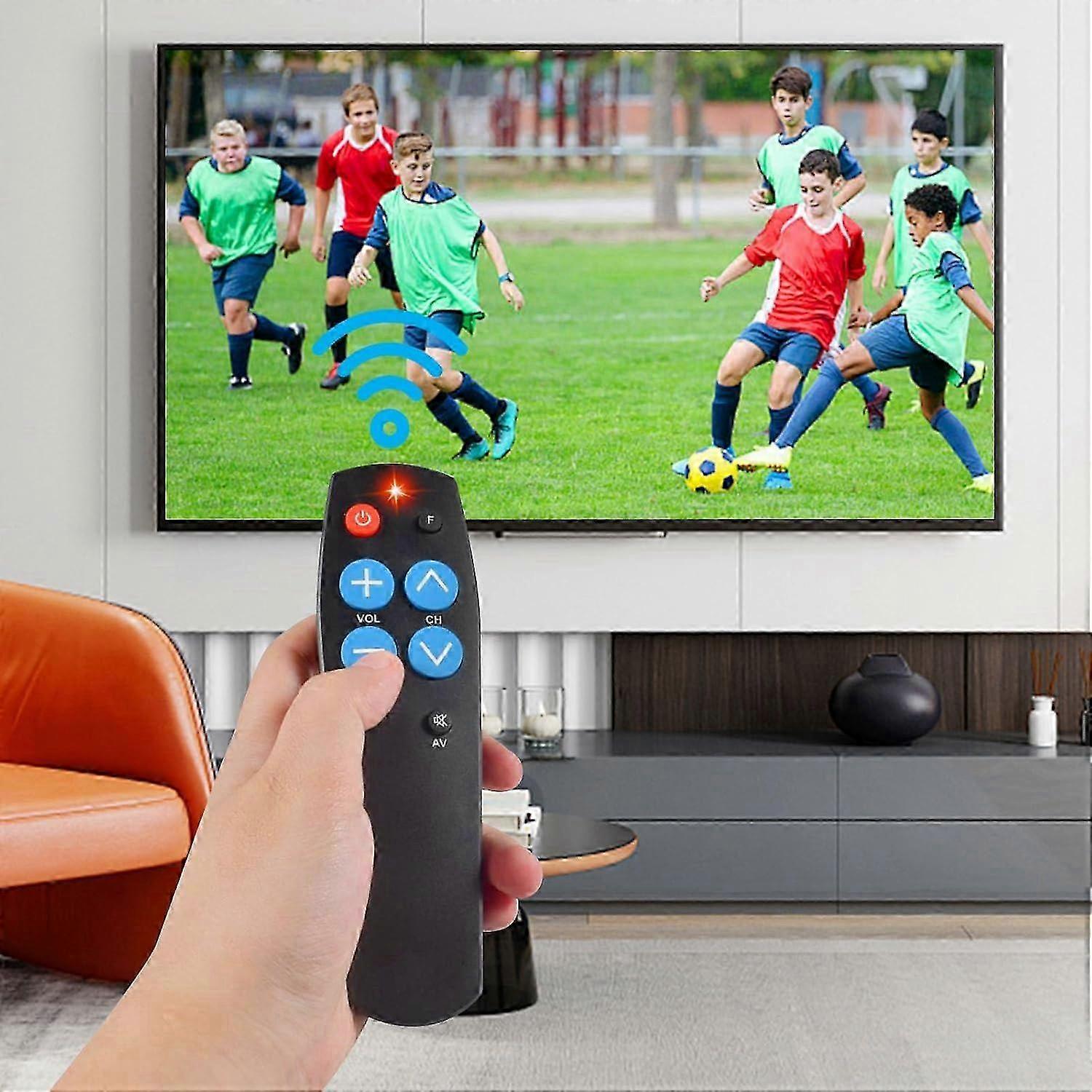 Universal TV Remote Control with Big Buttons, Easy to Use and Set Up ...