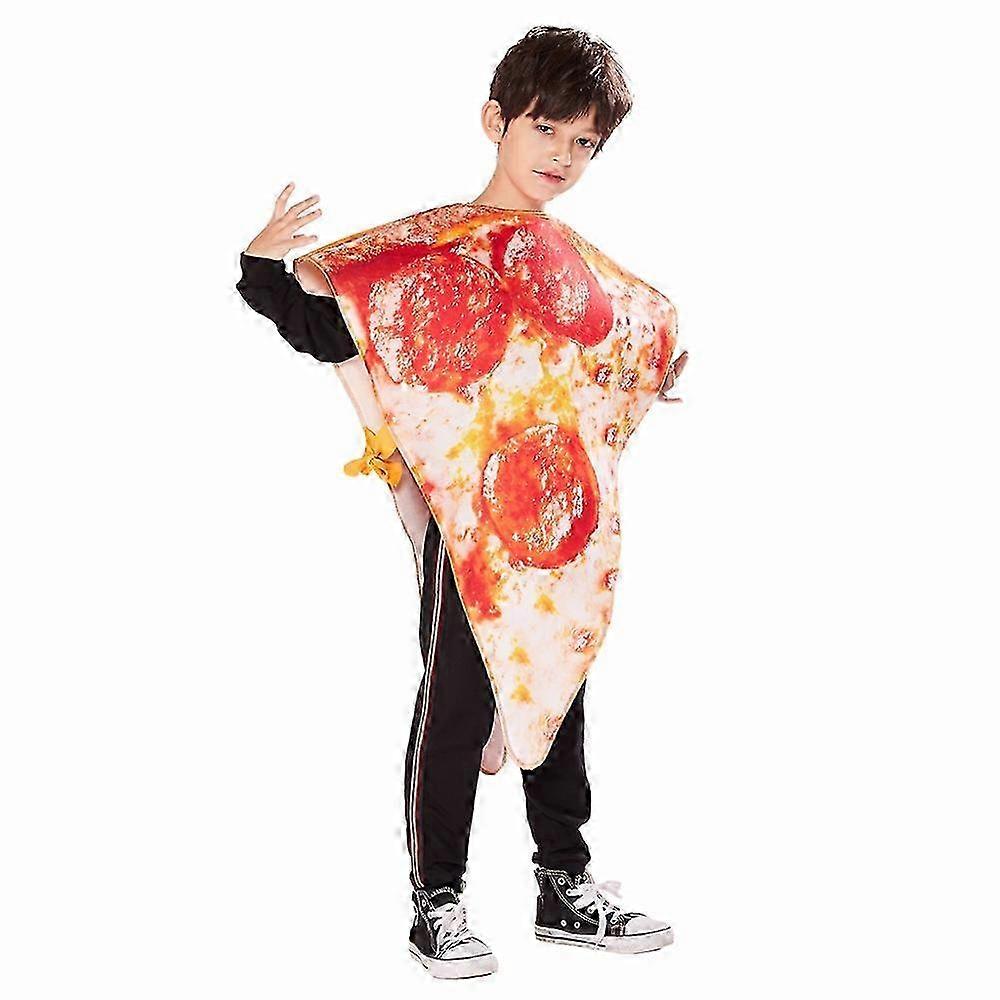 Adults Kids Funny Pizza Costume Halloween Food Cosplay Family Group ...