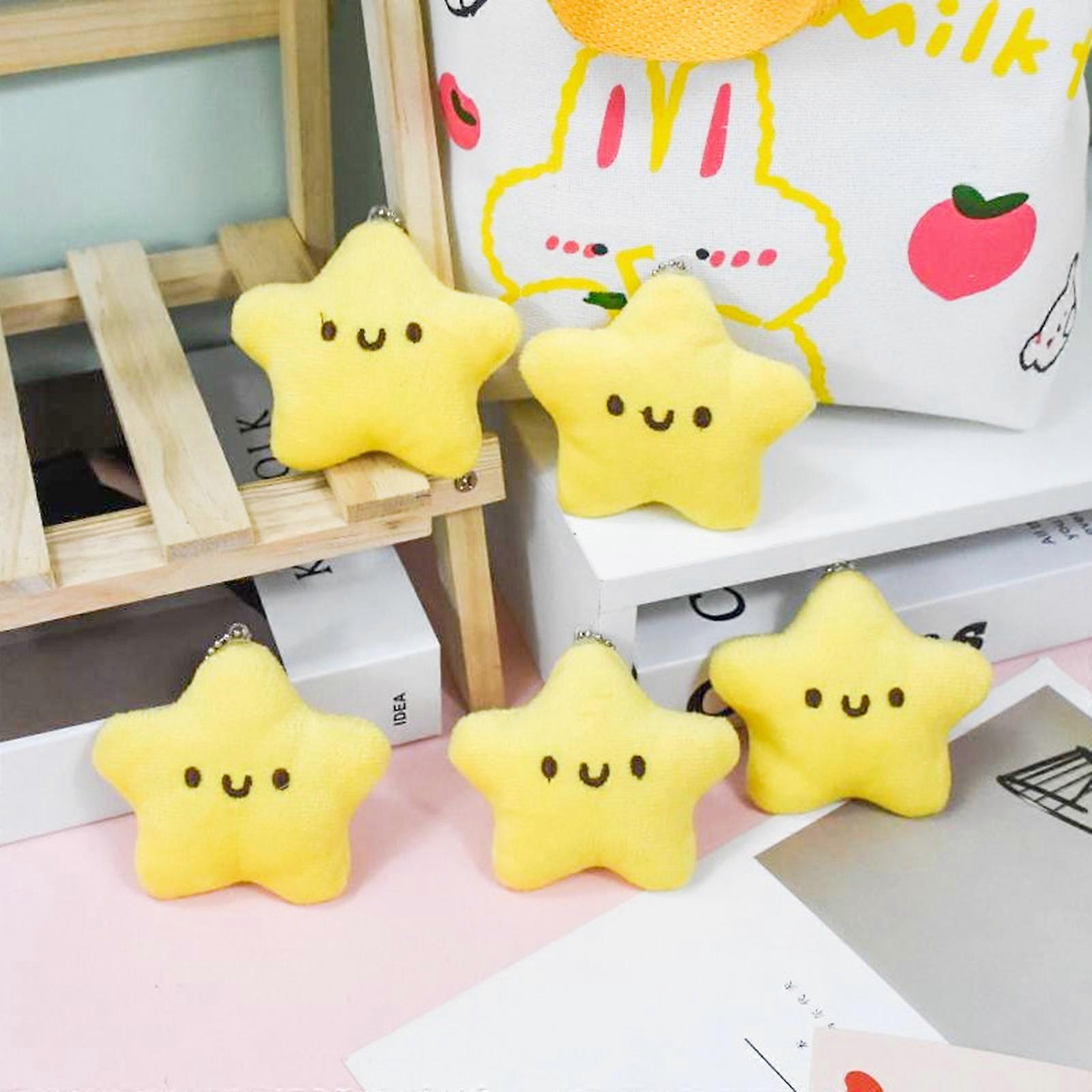 Toy Cute Star Plush Toy Doll Keychain Backpack Purse Bag Pendant ...