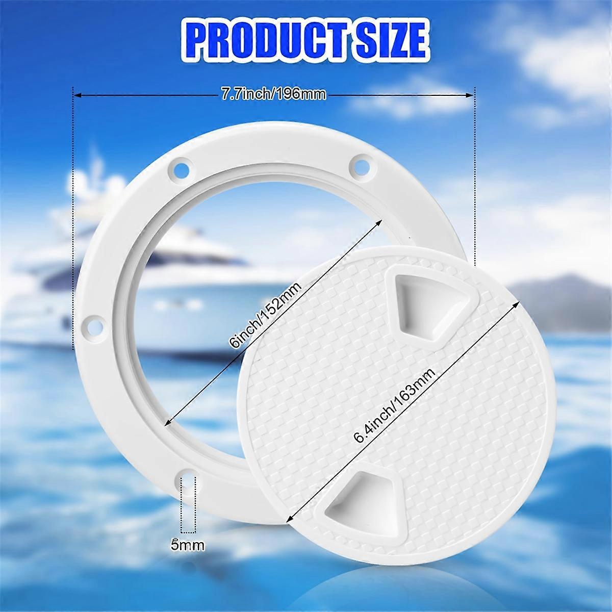 3Pack Boat Hatch White Circular Non Slip Inspection Hatch Boat ...