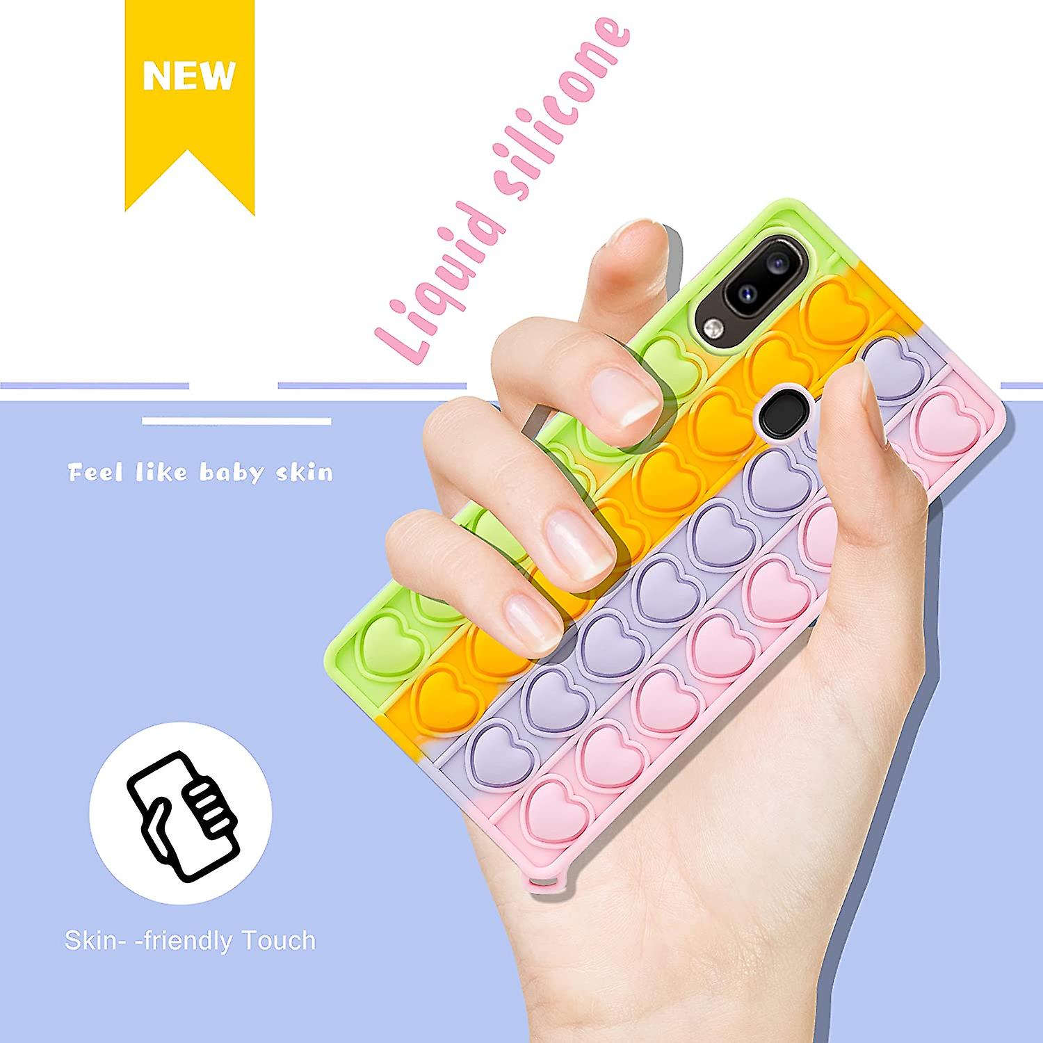 Trendy Fun For Samsung Galaxy A20/a30/a50 Case,silicone Cartoon Funny ...