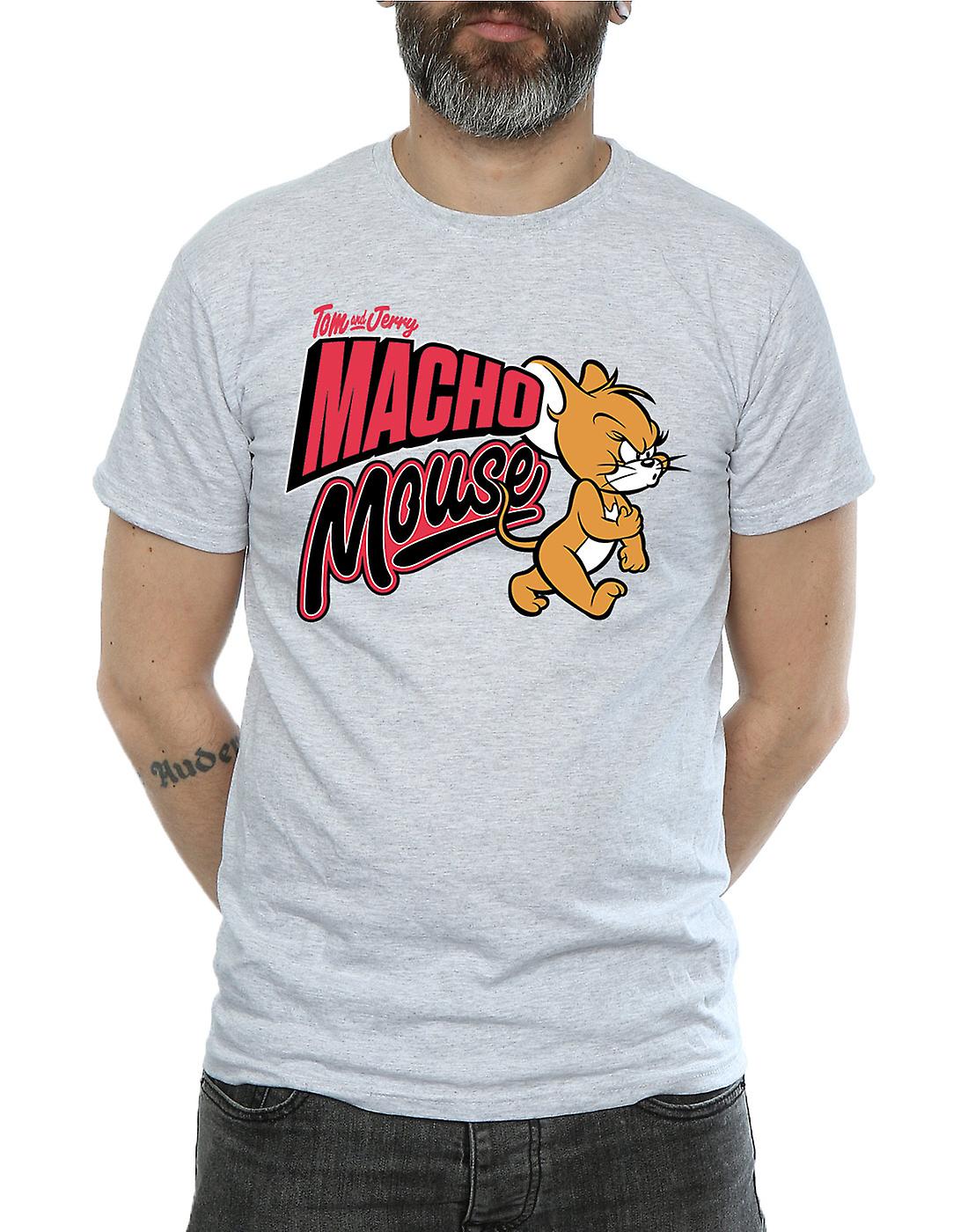 Tom And Jerry Men's Macho Mouse T-Shirt | Fruugo US