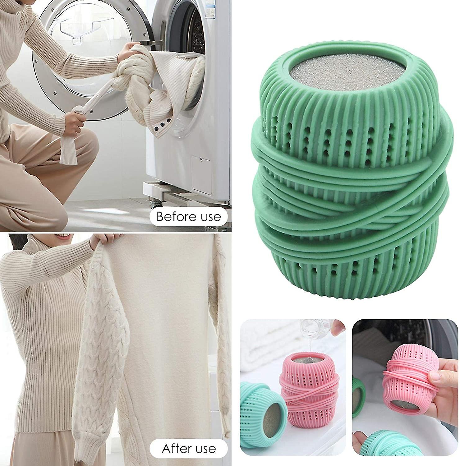 Premium Laundry Balls, Reusable Tangle Free Eco-Friendly Laundry ...