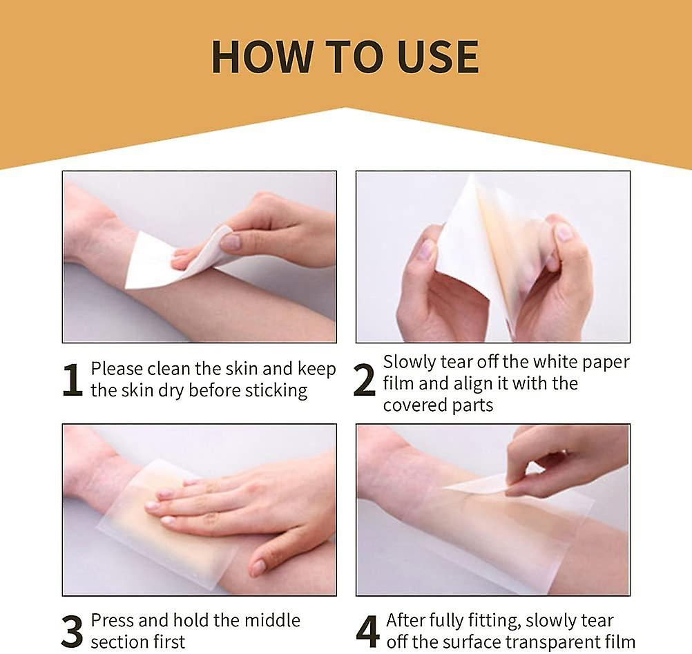 1/3/5 Box Tattoo Cover Up Sticker Skin Scar Cover Tap,ultra-thin Patch ...