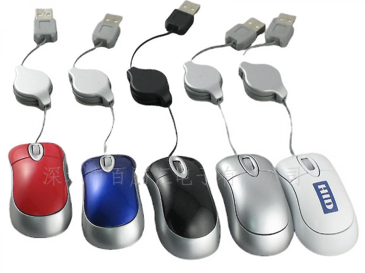 Shxx Retractable Cord Mini Mouse Office Home Mouse For Laptop Or ...