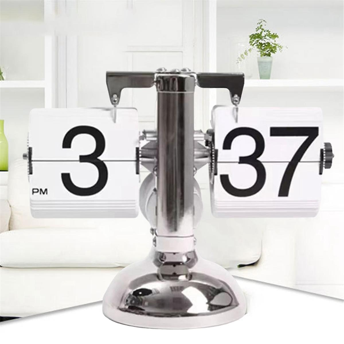 Flip Digital Clock -Small Scale Table Clock Retro Flip Clock Flip ...