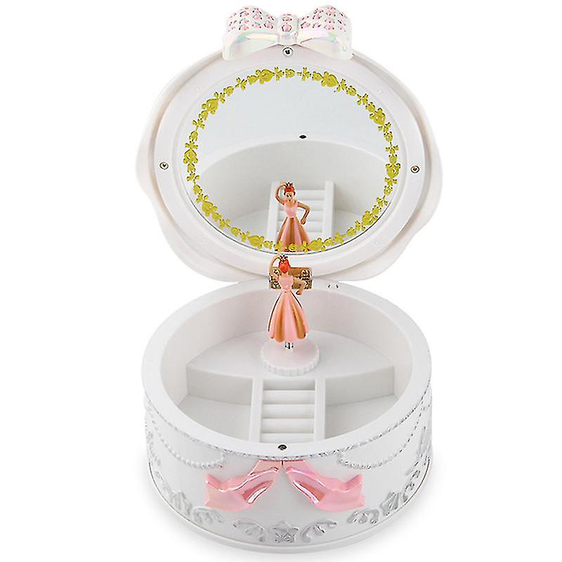 Girls Musical Jewelry Boxes Ballerina Rotating Music Box Gramophone ...