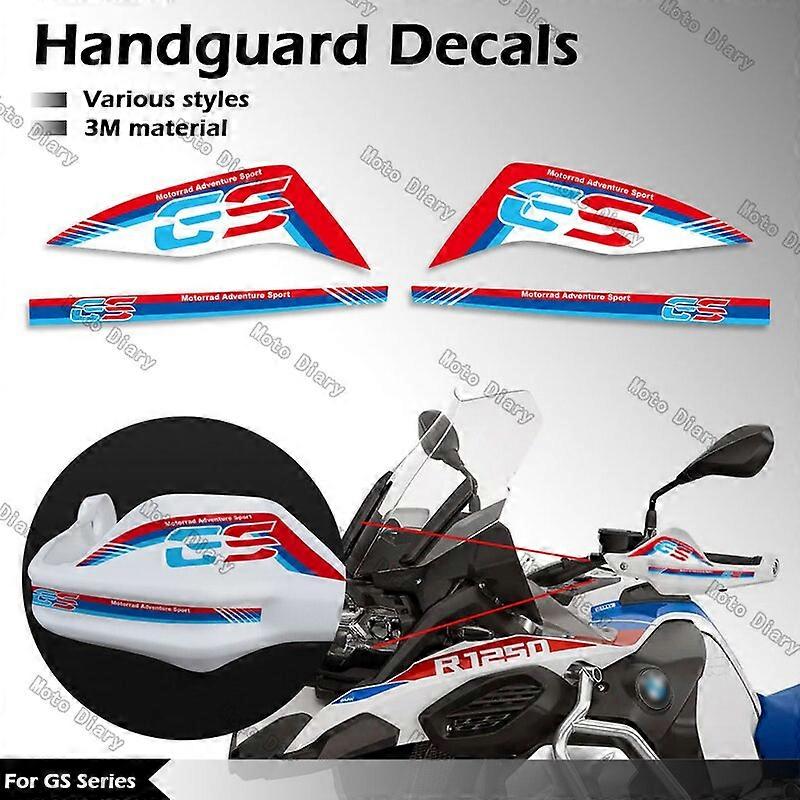 R1250GS Handguard Decal Waterproof Triple black 40 years Sticker For ...