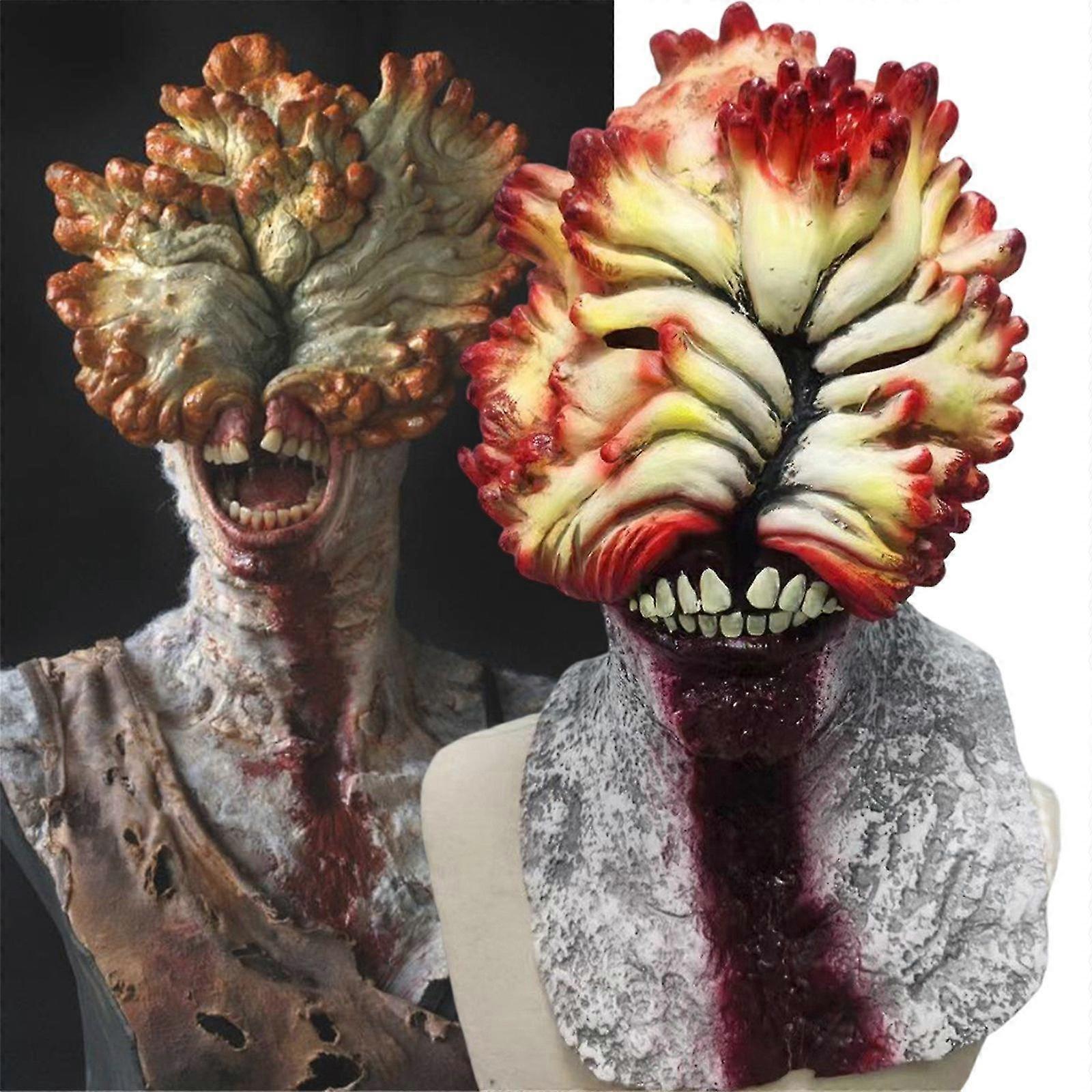 The Last Of Us Clickers Zombies Mask Cosplay Horror Skull Demon Bloody ...