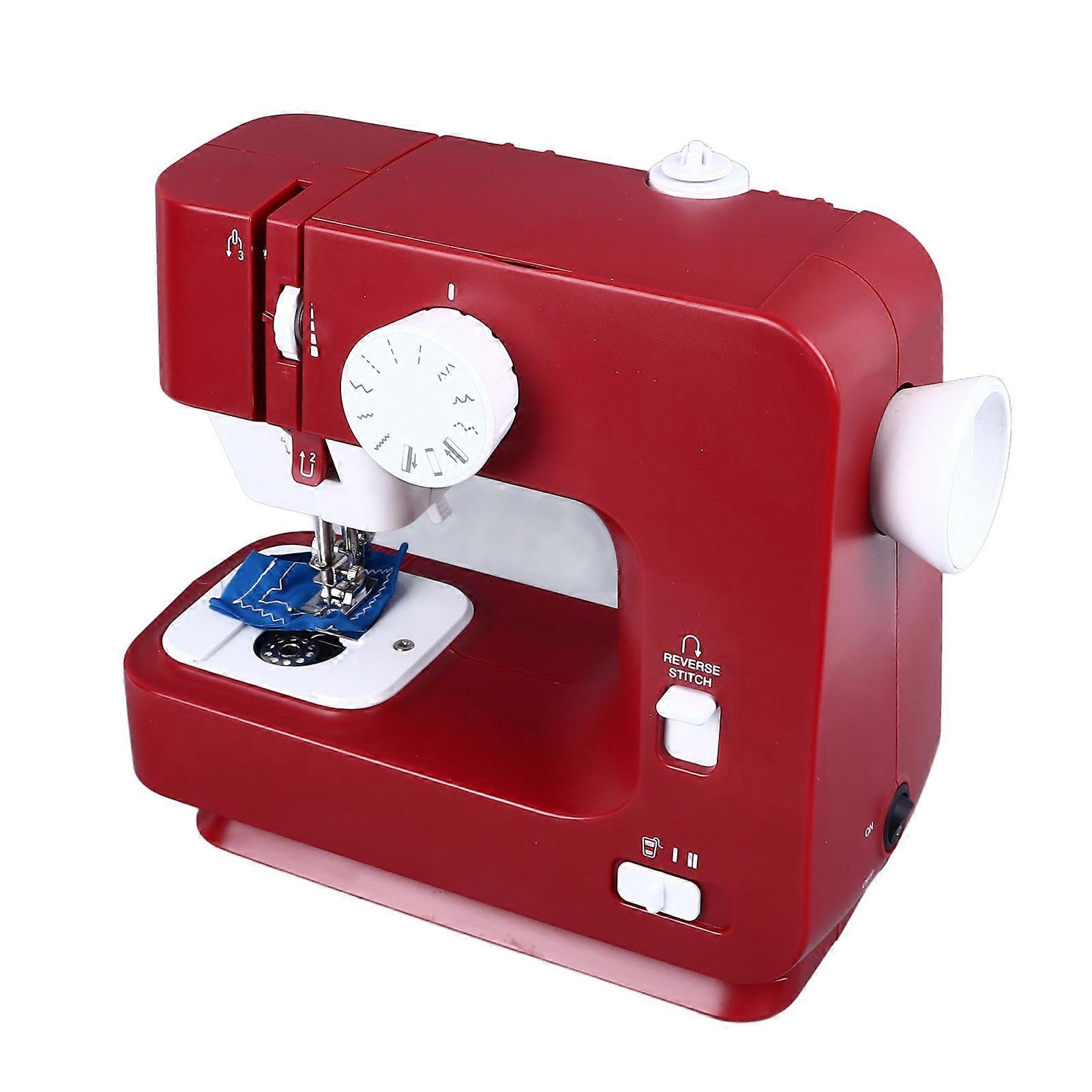 Beginner Sewing Machine 12 Preset Stitch Patterns Easy Operation Kids ...