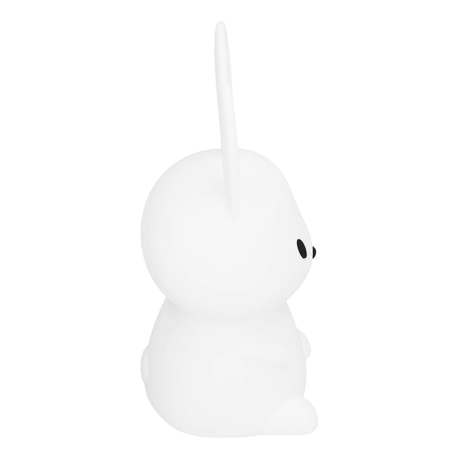 Rabbit Shape Night Light USB LED Bedside Lamp with Color Changing Tap ...