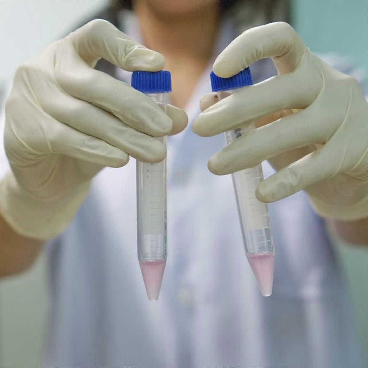 100Pcs Conical Centrifuge Tubes 15mL with Screw Caps, Graduated and ...