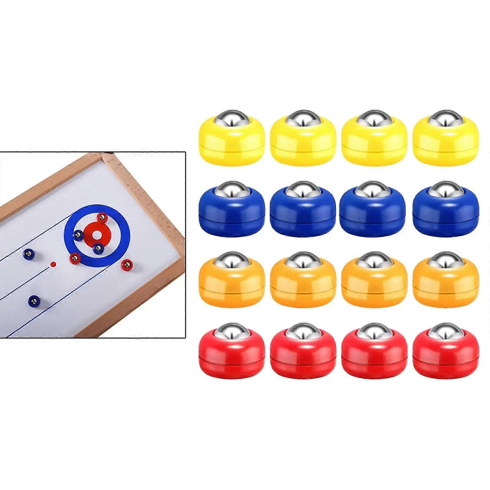 16x Shuffleboard Pucks Set Equipment Curling Accessories Shuffleboard ...