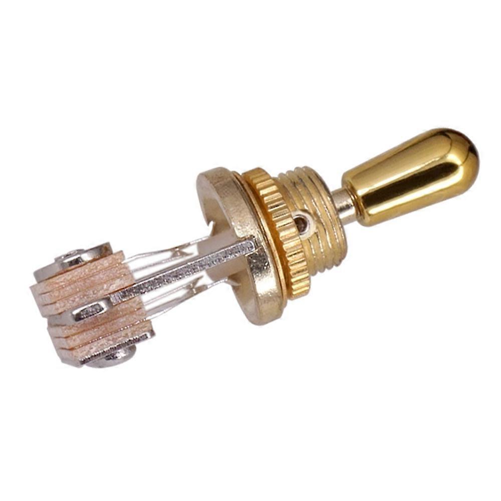 3 Way Short Straight Guitar Toggle Switch Pickup Selector with Brass ...