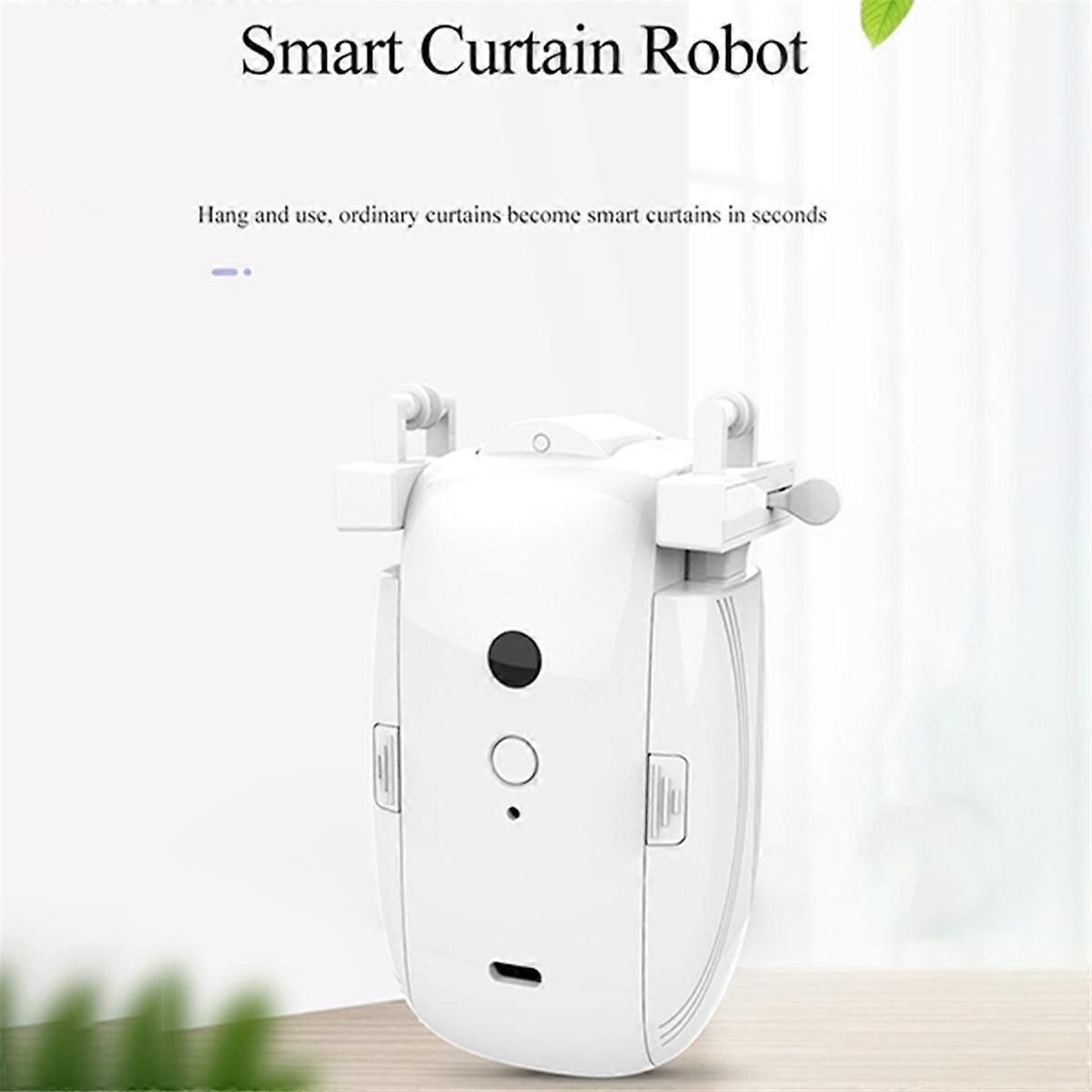 Smart Curtains Robot T/U-Rail Tracks Automatic Curtain Opener Remote ...