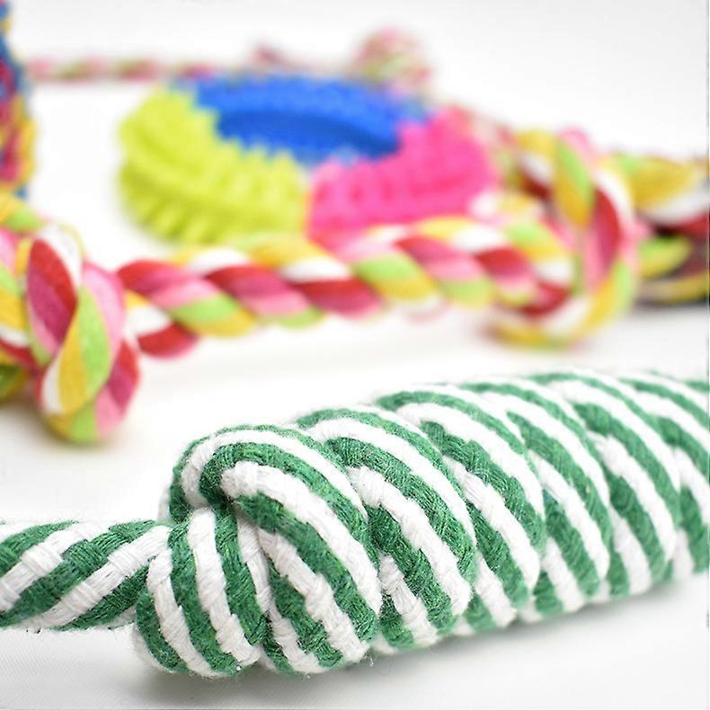 Dog Rope Toys for Aggressive Chewers 4 Pack Dog Chew Toys Set Cotton ...