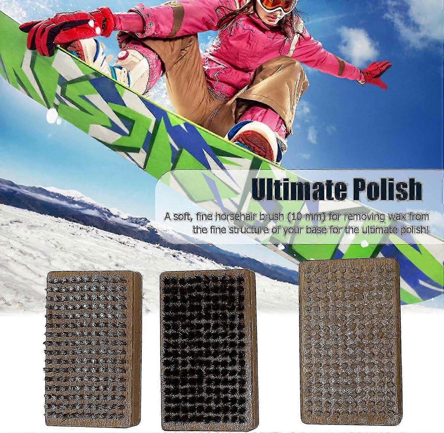 Ski And Snowboard Waxing And Tuning Kit For Traveling And Storage Ski ...