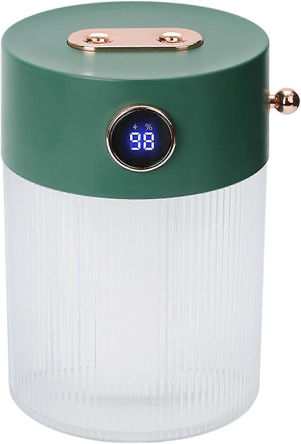 Double Spray Mist Humidifier with Night Light Digital Display 600ml ...