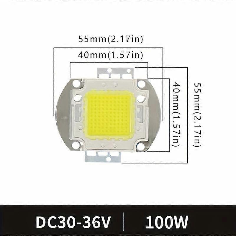 Led Cob 10W 20W 30W 50W 100W COB LED Chip DC30-36V Integrated Matrix Diode Beads DIY Floodlight ...