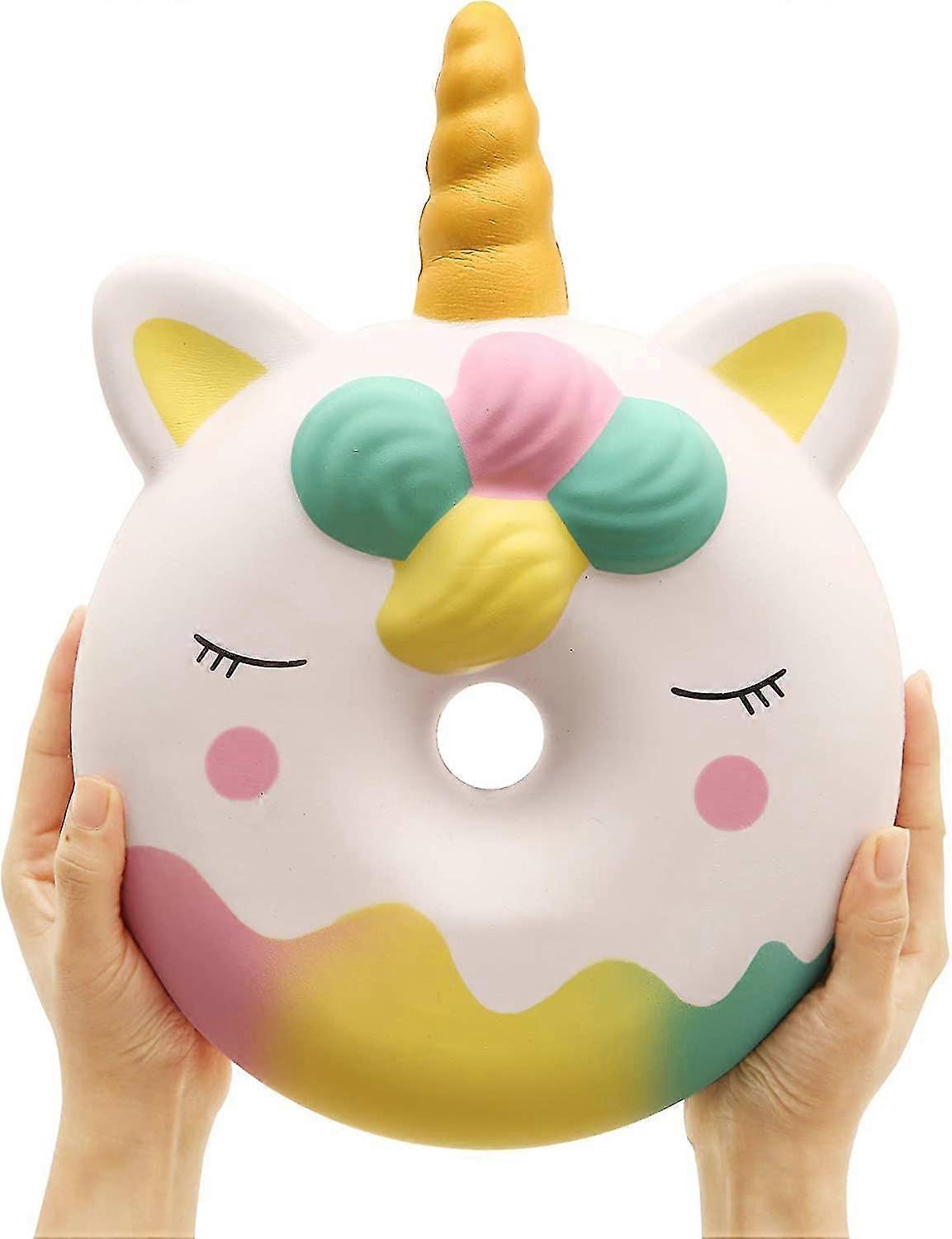 13 Inches Squishies Jumbo Unicorn Donut Kawaii Soft Slow Rising Scented ...