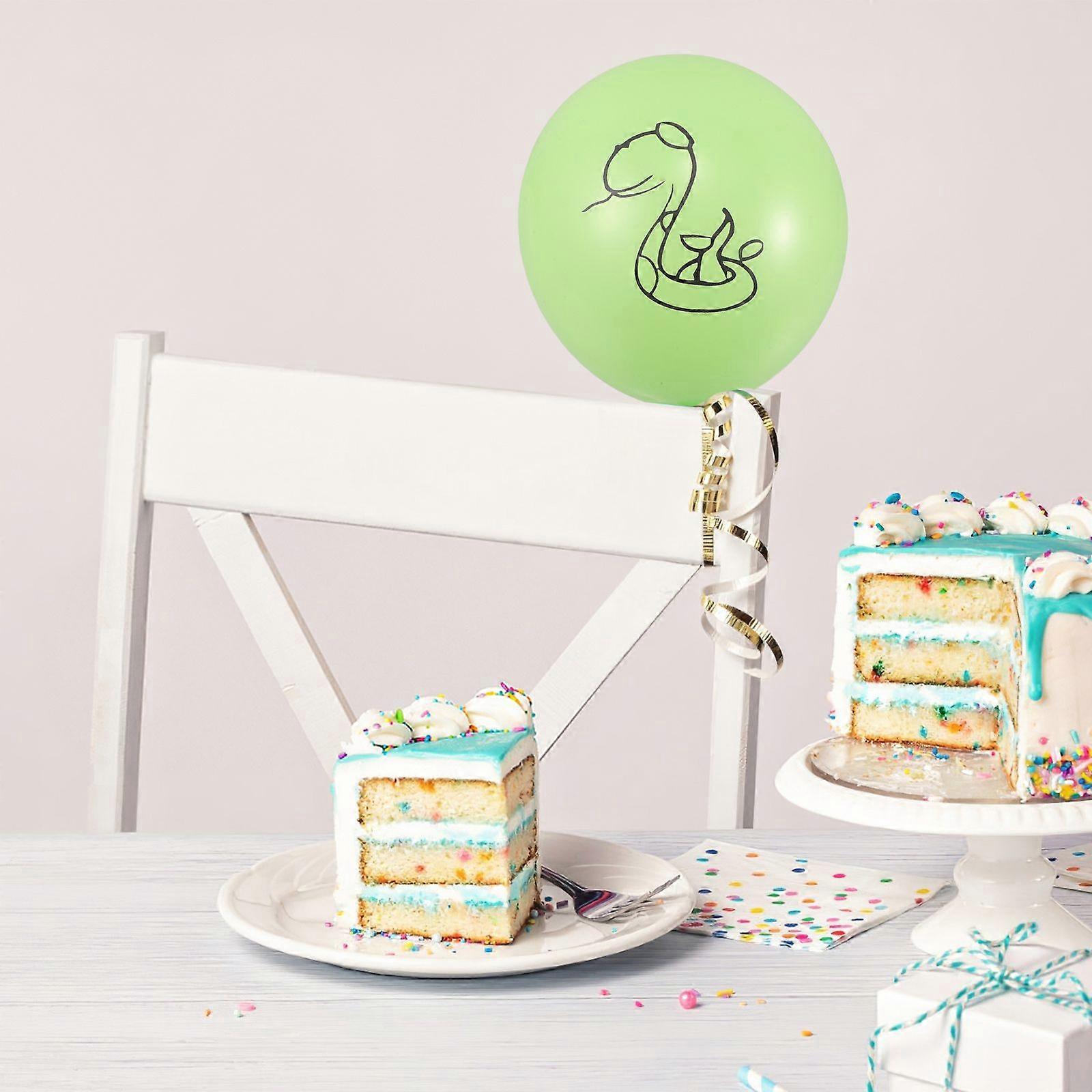 18pcs Snake Party Balloons Party Balloon Pendant Balloons Snake Party ...