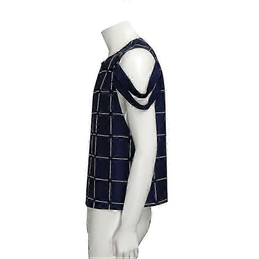 Takerlama Mahito Cosplay Costume Loose Tops T-Shirts Men Blue Tees ...