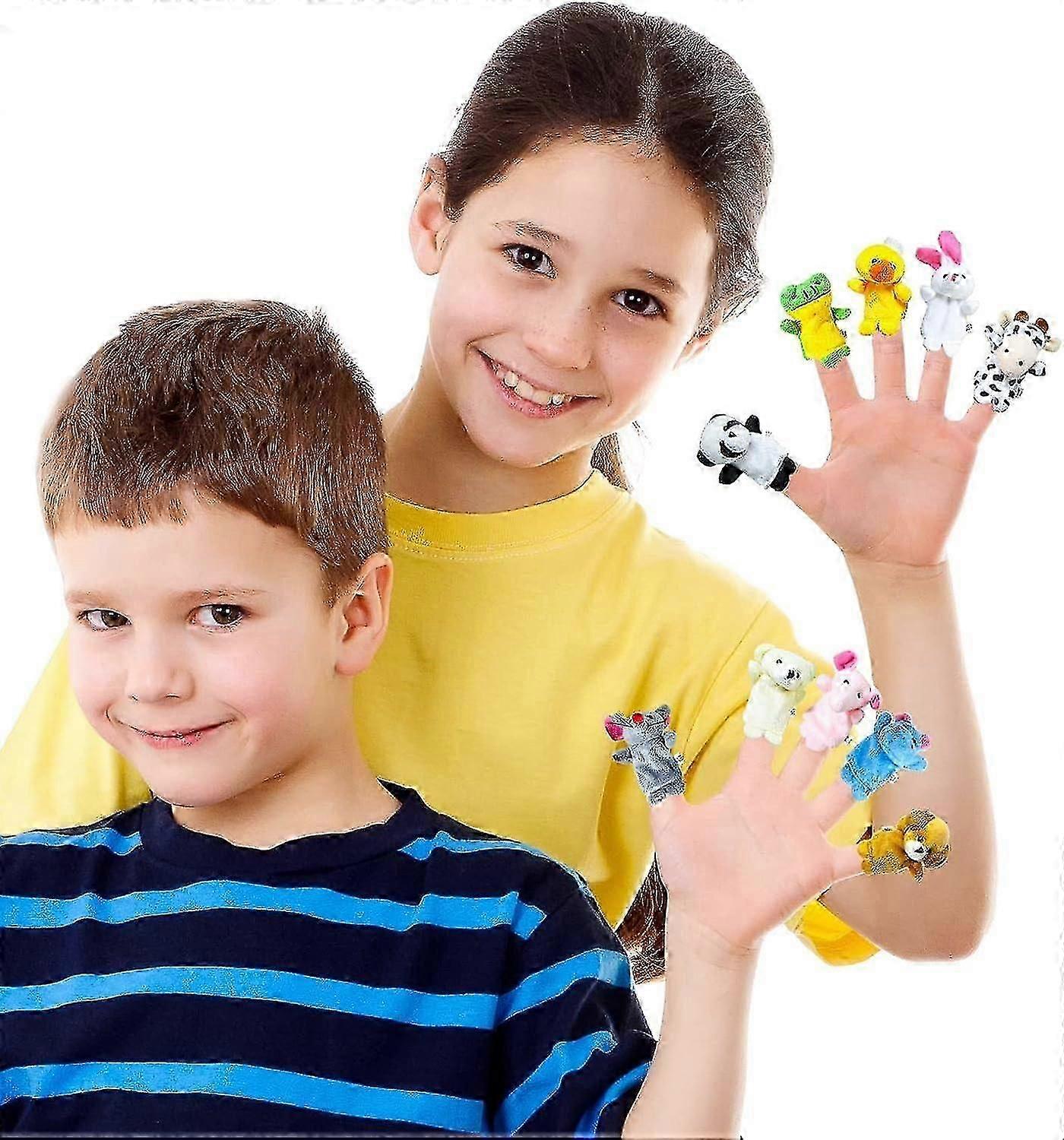 Pack Of 10 Baby Finger Puppets, Finger Puppets For Children, Small ...