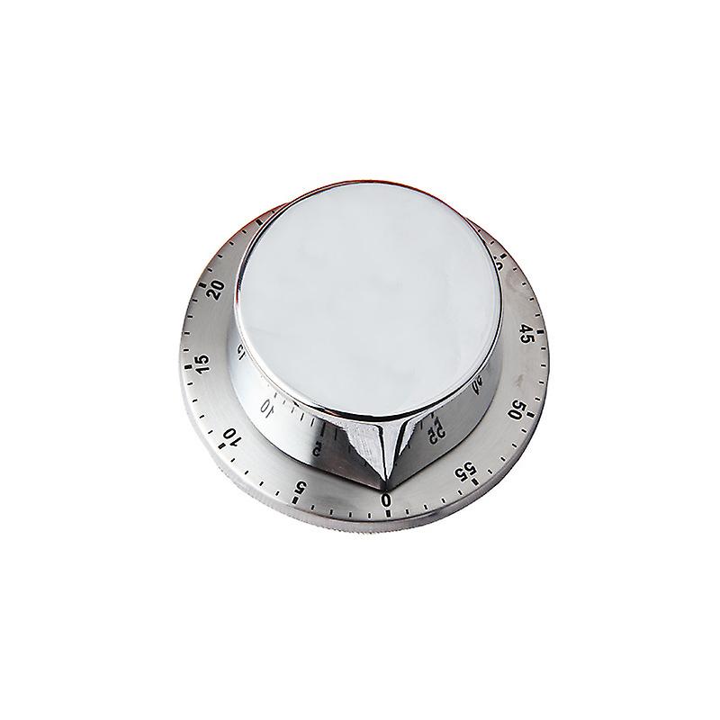 Stainless Steel Kitchen Timer With Magnetic Base Manual Mechanical ...