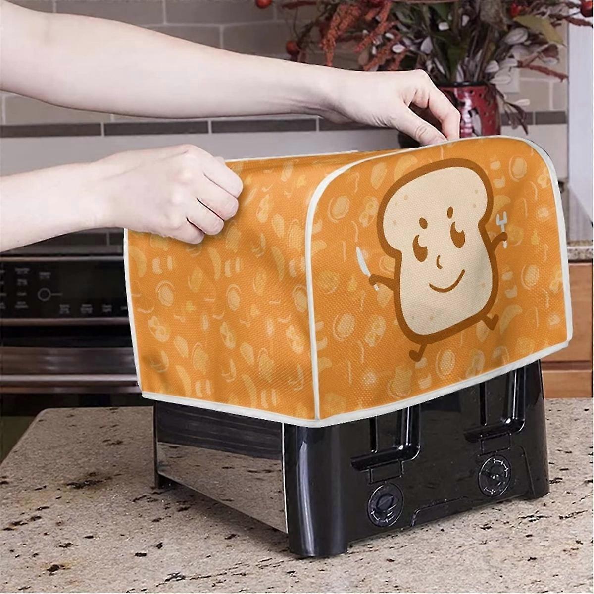Toaster Protective Cover Cartoon Printing Bread Machine Dust Cover ...