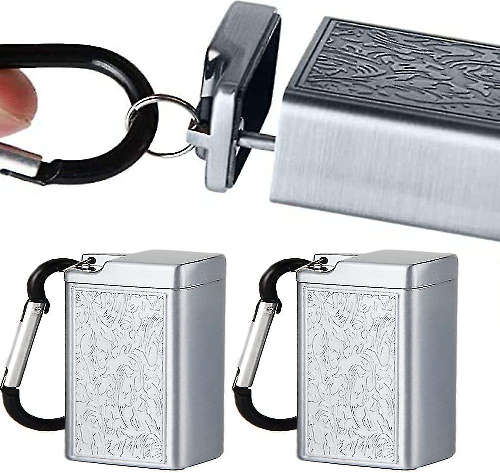 Mini Portable Pocket Metal Deodorant Ashtray With Key Chain | Fruugo UK