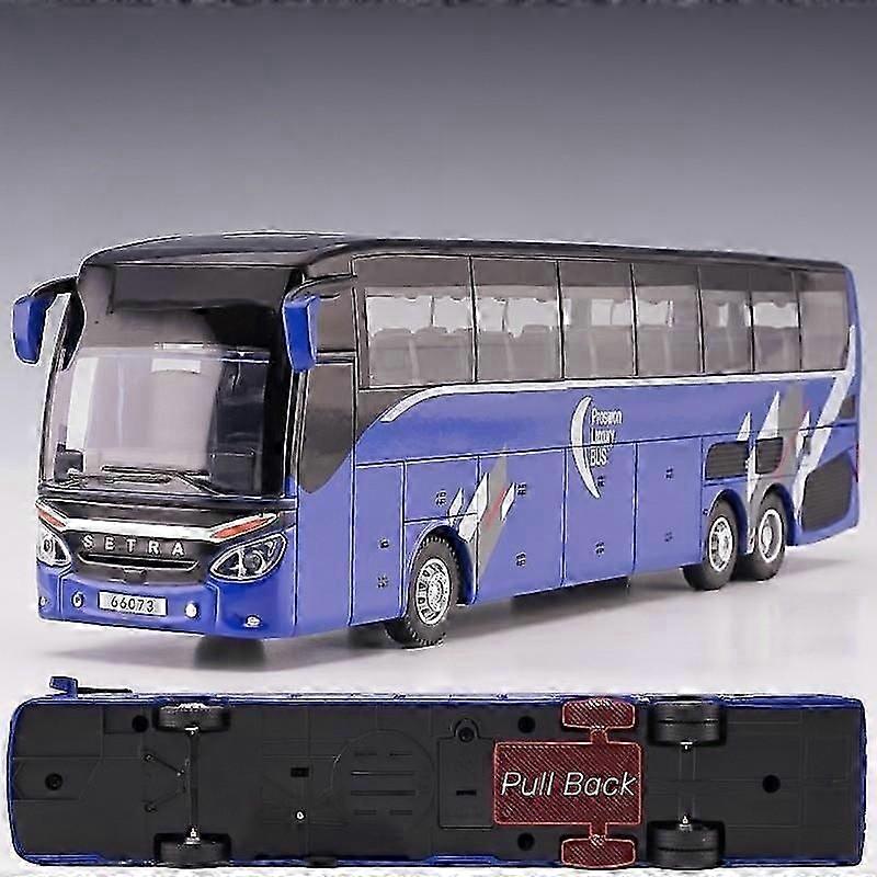 1/50 SETRA Luxury Coach Bus Toy Car Diecast Miniature Model Pull Back ...