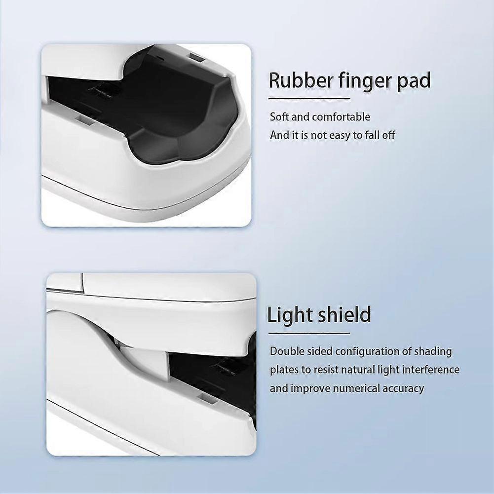 Non-invasive Finger Clip Oximeter Portable Blood Oxygen Saturation ...