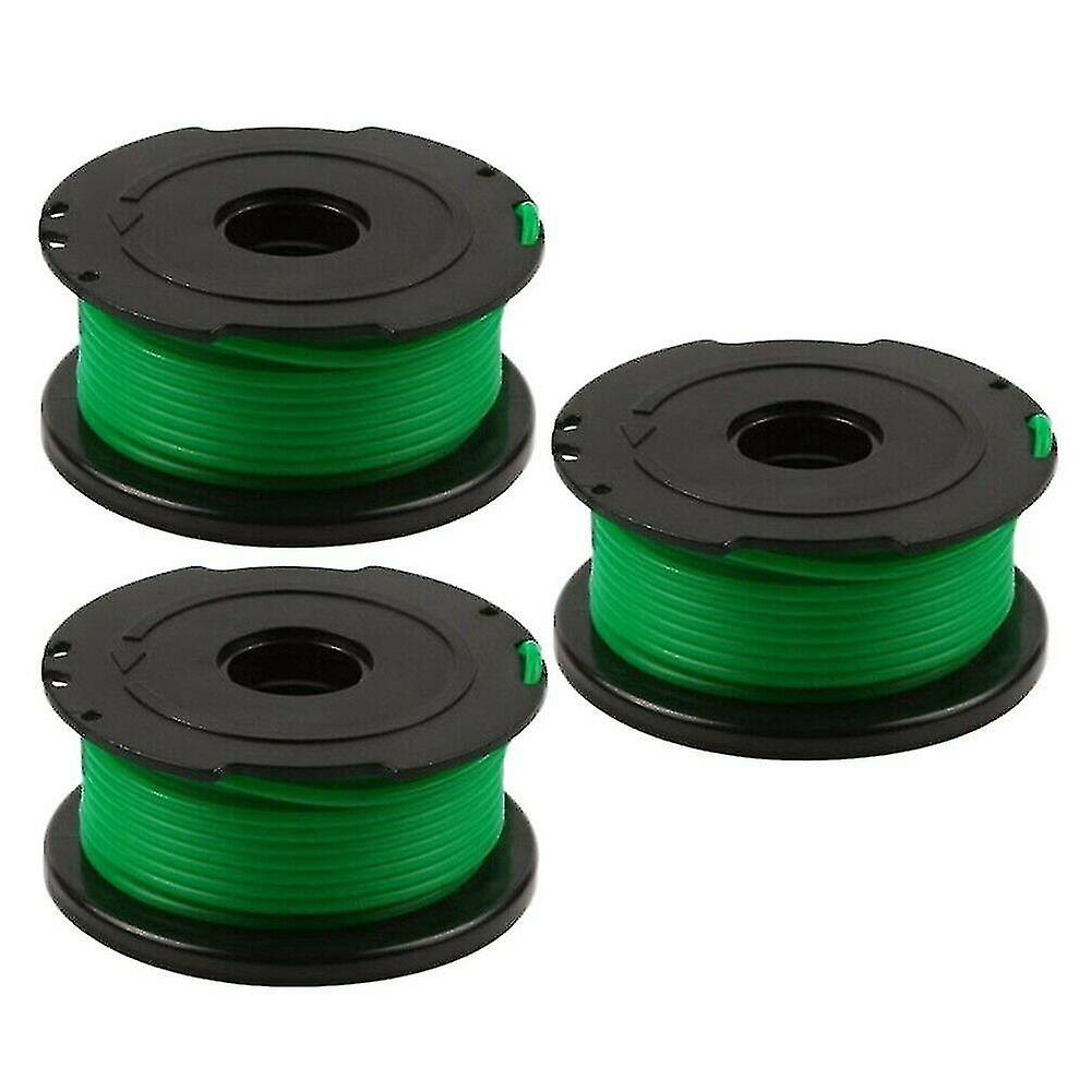 For Black & Decker String Trimmer Strimmer Green Spool And Line X 3 ...