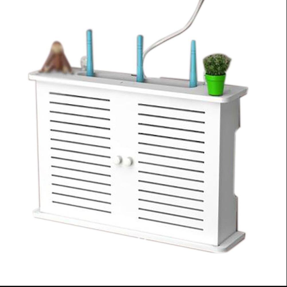 Wireless Wifi Router Storage Boxes Wooden Box L | Fruugo UK