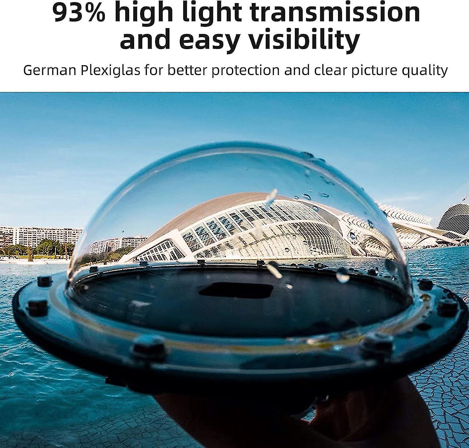 Dome Port Compatible Gopro Hero 10 Hero 9 Black, Underwater Dive Case ...