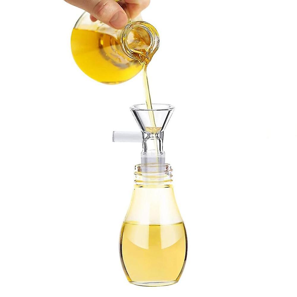 3 Pieces Of Glass Funnel Glass Bowl Adapter Manual Clear Dish Rack ...