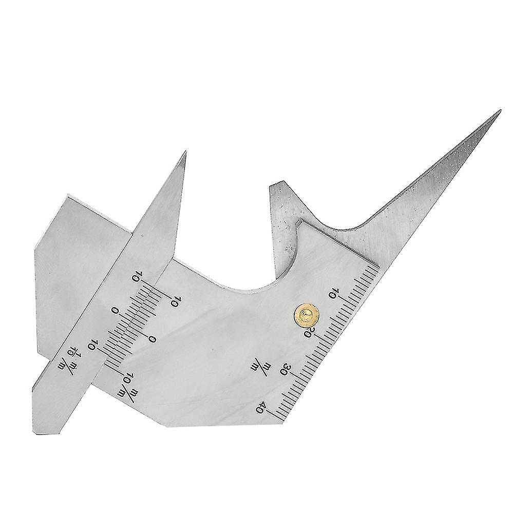 Stainless Steel Welding Seam Gauge Weld Pit Test Ulnar Inspection Ruler ...